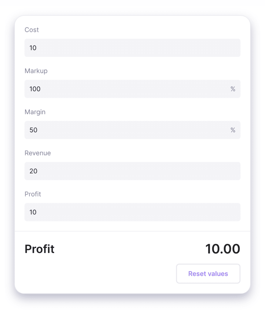 Markup Calculator [FREE] - EARLY