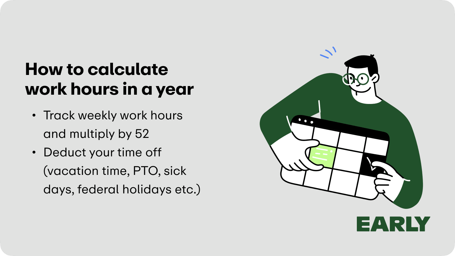 How Many Work Hours in a Year? Let’s Break It Down! - EARLY